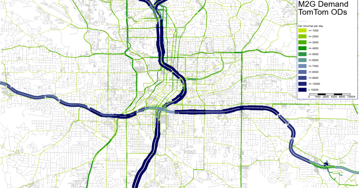 Historic traffic demand now integrated with automated model generation ...