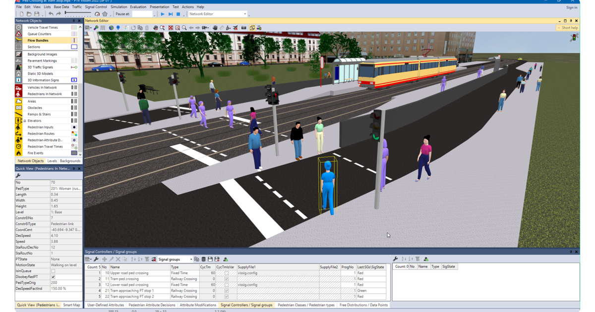 Pedestrian simulation software | PTV Viswalk | PTV Group